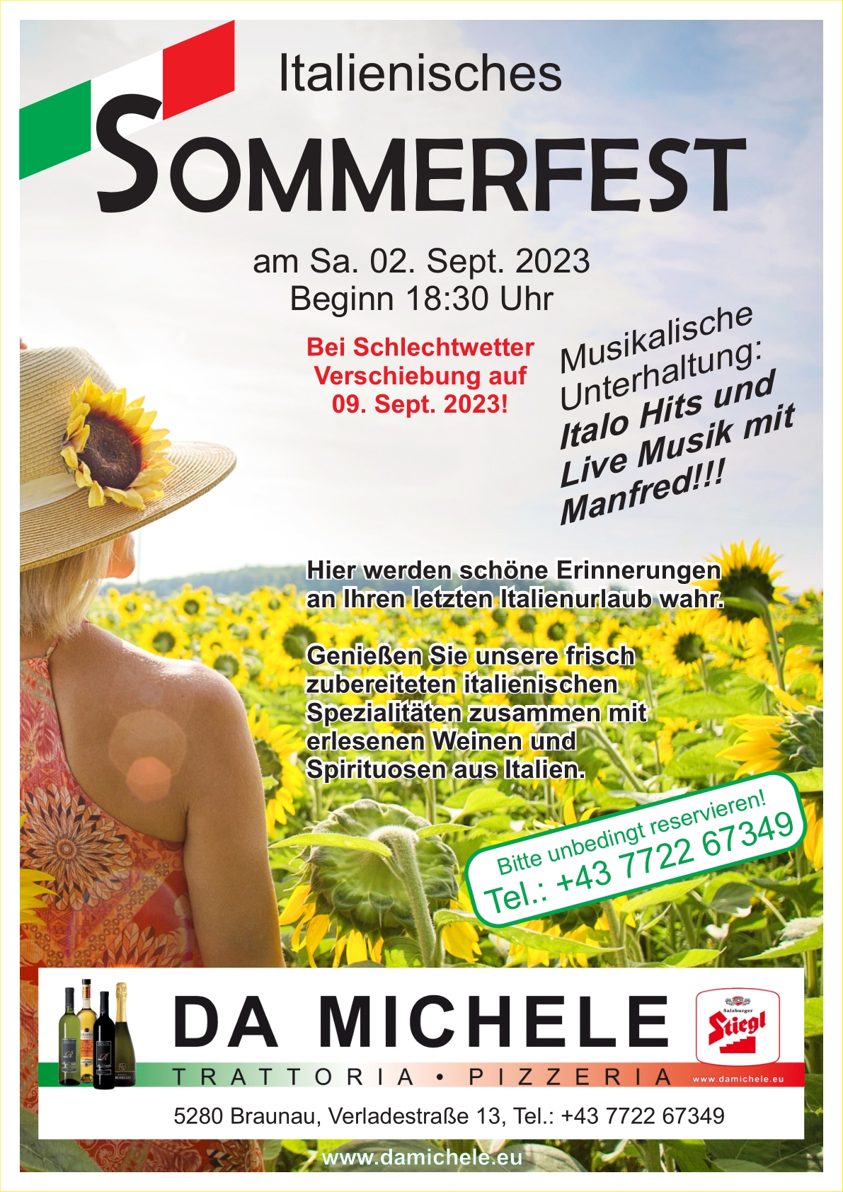 Italienisches Sommerfest – Da Michele | Braunau.Simbach.Inn