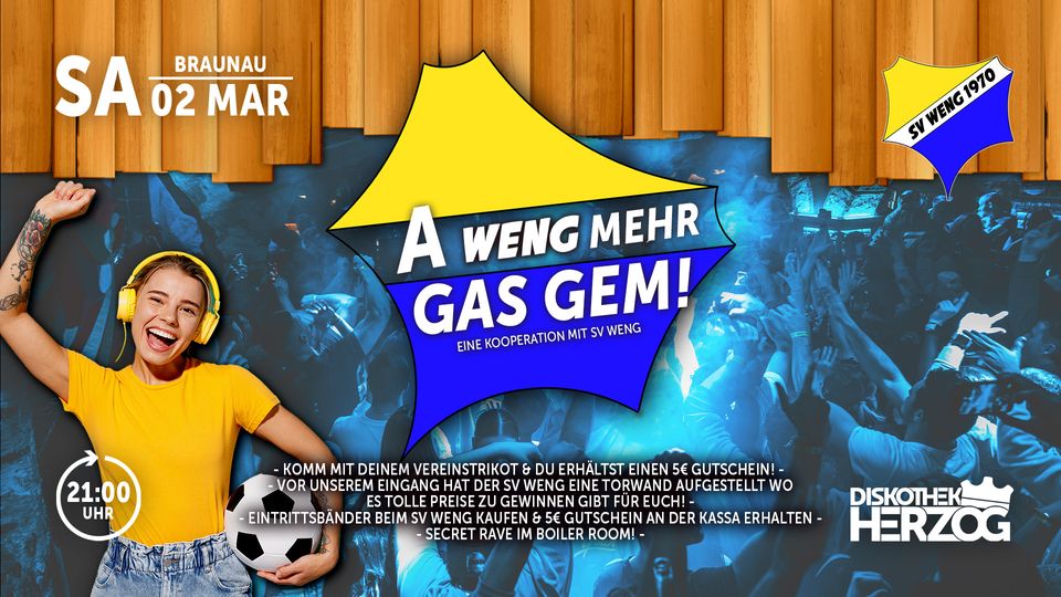 A Weng mehr Gas gem! | Braunau.Simbach.Inn