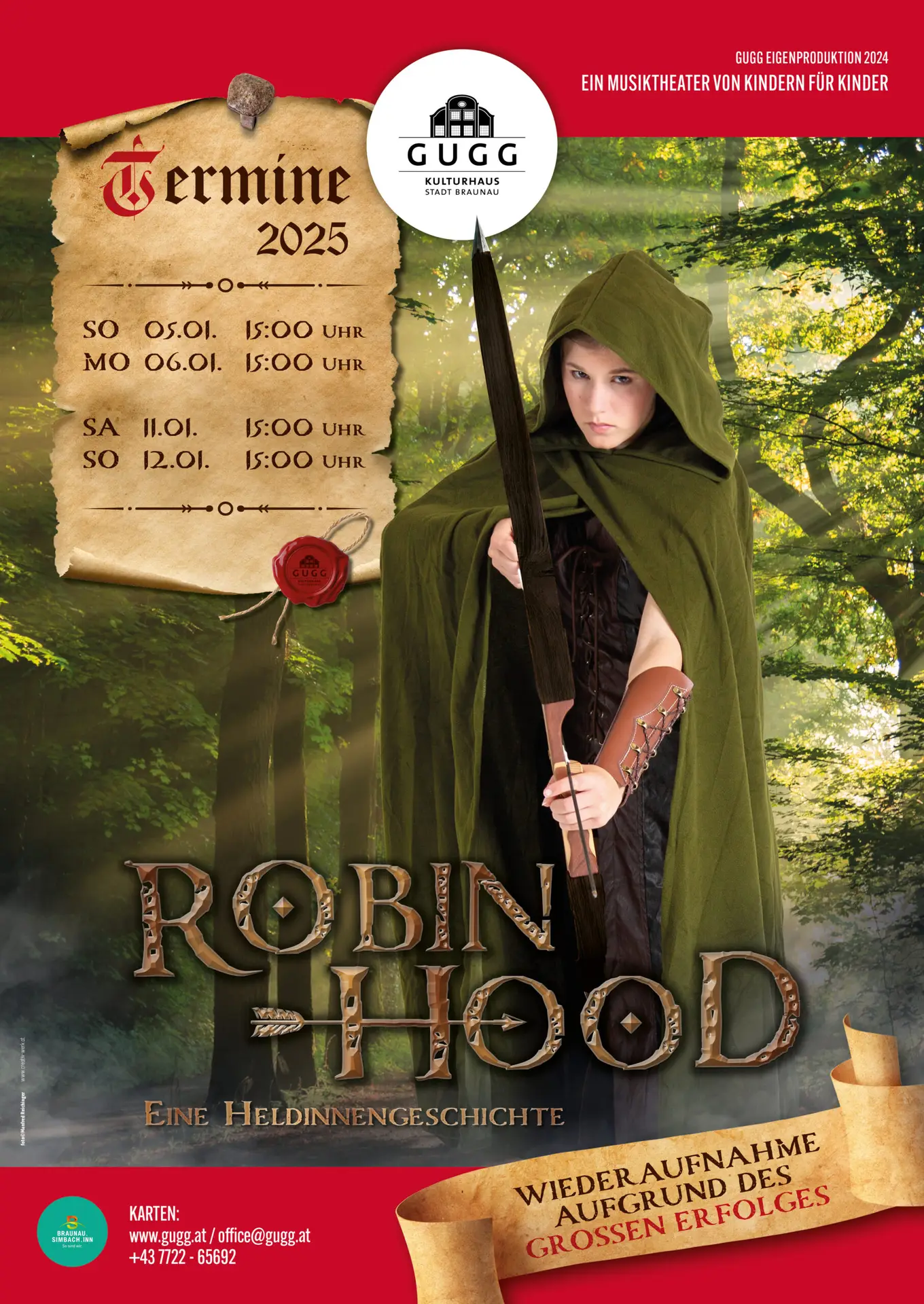 Gugg Eigenproduktion: Robin Hood – Eine Heldinnengeschichte | Braunau ...