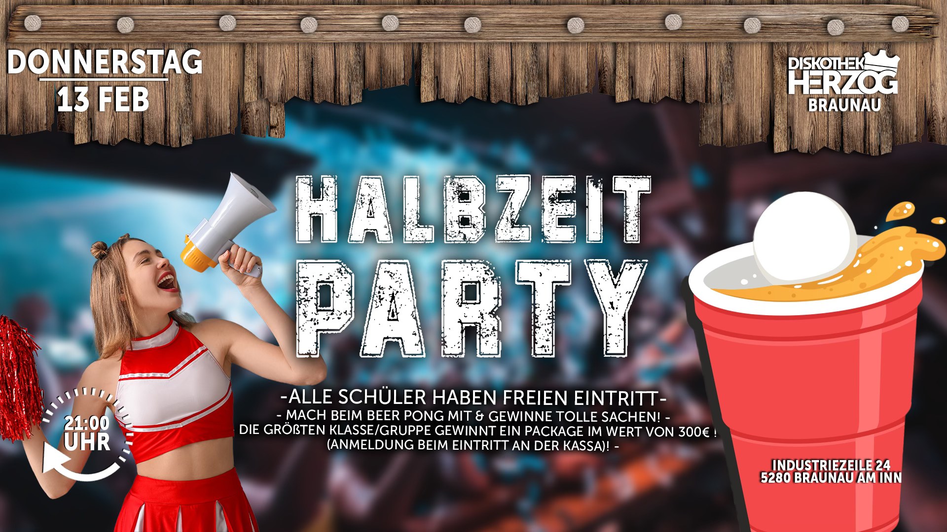 Diskothek Herzog – Halbzeitparty | Braunau.Simbach.Inn